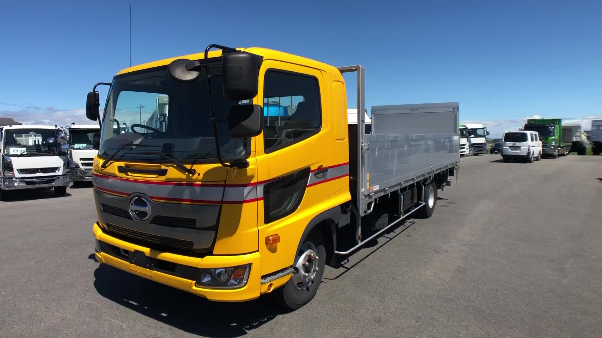 日野 2KG-FD2ABG 平ボディ 4t ワイド | 販売車輌 | 中古トラック販売・買取 [ 日光オート ] 愛知県弥富市